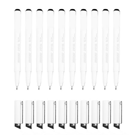 Black Micro Pens,10Pcs 0.5mm Micro Line Line Drawing Pen Micro Line ...