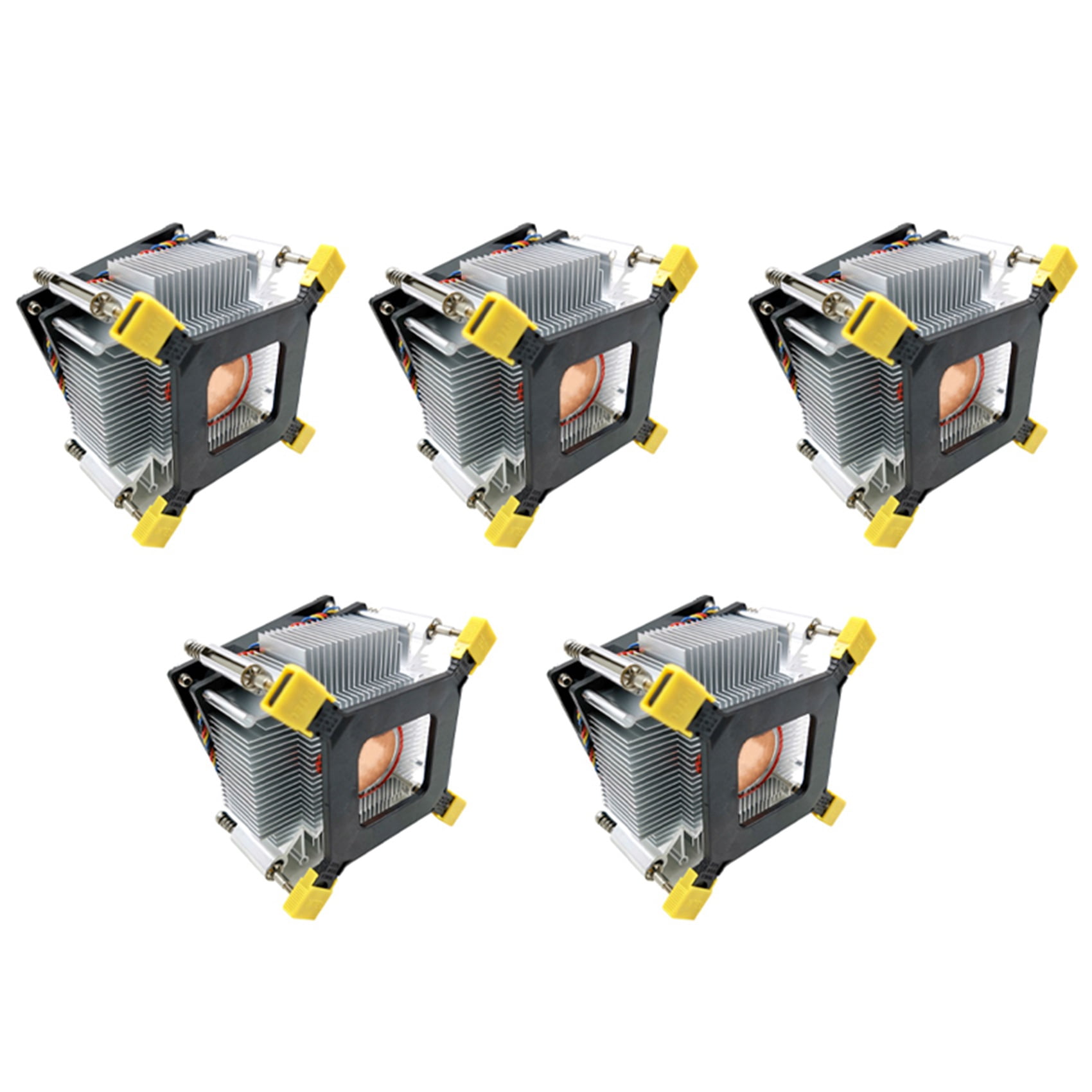 5X CPU Cooler Fan Cooling 1366 2011 1155 4-Pin Wire Control de ...