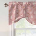 Christmas Tree Tie Up Valance Curtains for Windows, Kitchen Curtains ...