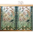 Animal Flowers Small Cabinet Curtains 10.8"W x 13.4"L, Vintage ...