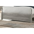 Bed Frame Wooden Bedroom 1pc California King Size Bed Grey Color ...