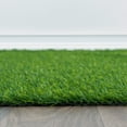 World Rug Gallery Artificial Turf Solid Grass Indoor Outdoor Area Rug ...