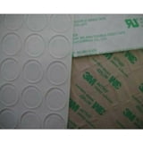 64 Pack Transparent Ball Round Anti-Collision Silicone Pad With 3M ...