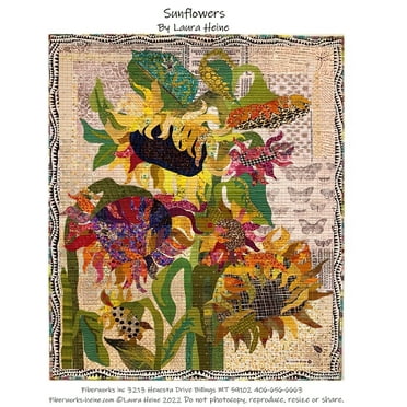 Laura Heine Bird of Paradise Collage Wall Quilt Pattern - Walmart.com