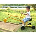 Playberg Metal Sand Digger Crane, Durable Backhoe with Wheels for ...