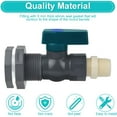 HIBIBUD 2026 New Rain Barrel Diverter Kit,Water Barrel Spigot Fittings ...