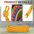 Uxcell 1/2 Inch 100 Feet Polypropylene Rope,Solid Braided Utility Rope ...