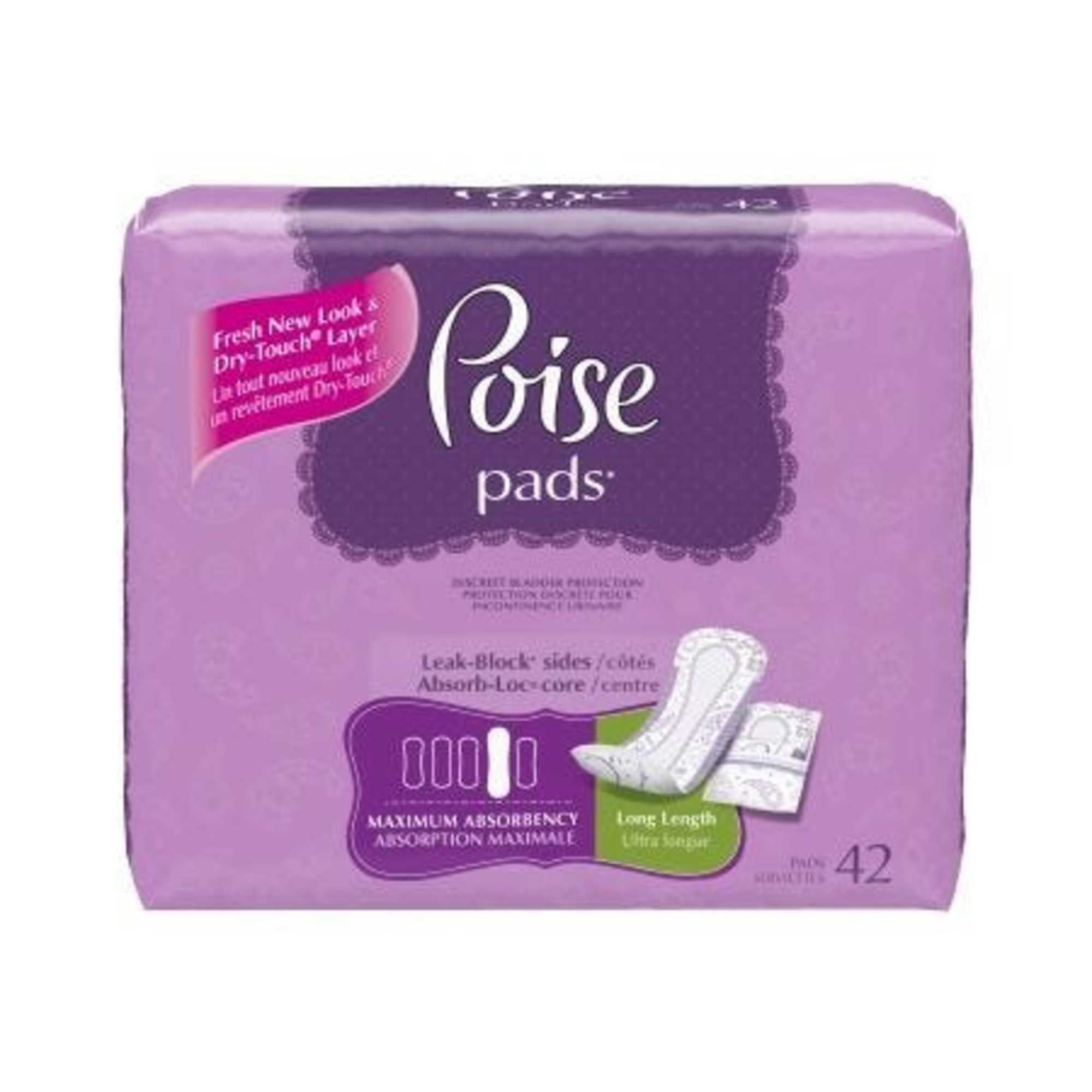 Poise Pantiliners Very Light 8-1/2" Long - CS 192 - Walmart.com