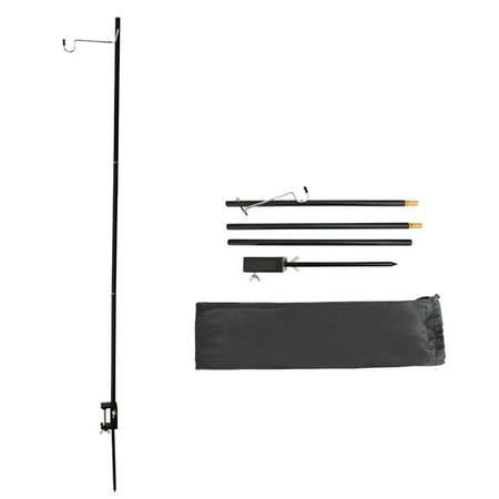 Jinnoda Outdoor Camp Folding Lamp Post Pole Kit Fishing Hanging Light ...