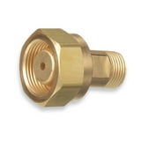Acetylene Adaptor - CGA-520 (Size B Cylinder) to CGA-200 (Size MC ...