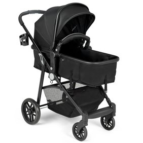 Monbebe Cube Compact Stroller, Gray and Black Pinstripe - Walmart.com