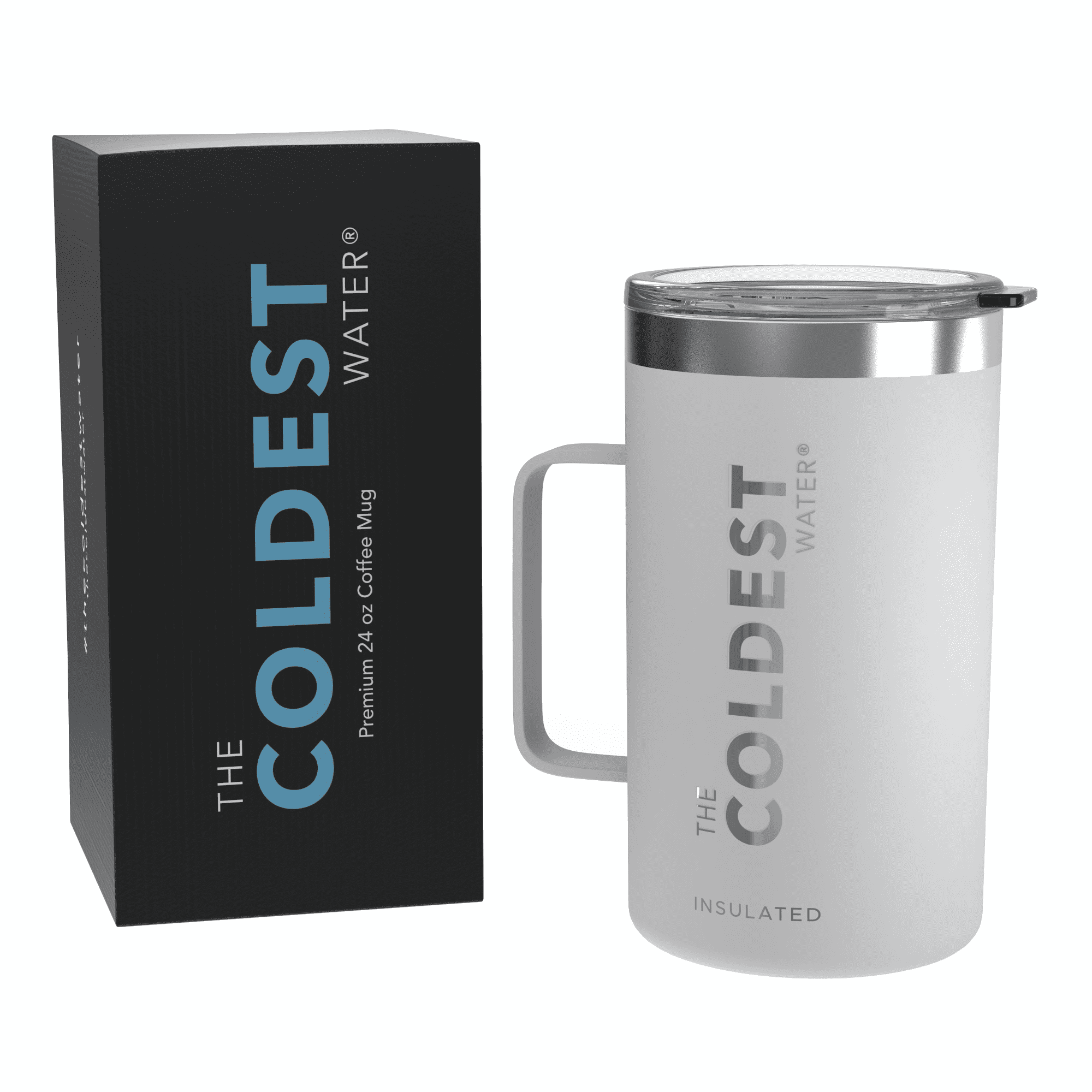 The Coldest Coffee Mug - Stainless Steel Super Insulated Travel Mug for ...