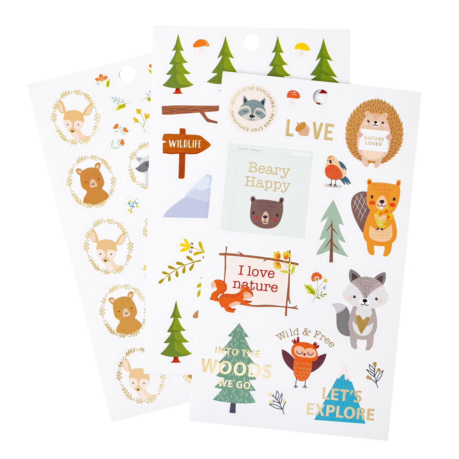 12 Pack: Woodland Animals Sticker Book by Recollections™ - Walmart.com