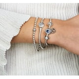 Free Shipping! PANDORA Beads & Pave Bracelet Size 21 - 598342CZ-21 ...