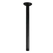 Kingston Brass K211C0 12" Rain Drop Ceiling Mount Shower Arm with Round ...