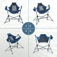 Alpha Camper Portable Folding Rocking Chair for Outdoor, Lawn, Summer ...