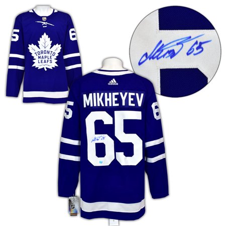 Ilya Mikheyev Toronto Maple Leafs Autographed Adidas Jersey | Walmart ...