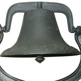 Yard Tuff Cast Iron Farm Bell, Decorative Collection, Matte Black, 22LB ...