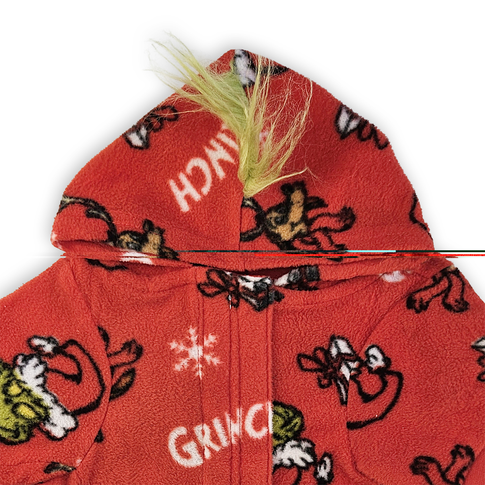 Holiday Grinch 1-Piece Colorful AOP Dog Coat for Your Furry Friend ...