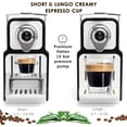 Espresso Machine for Nespresso Compatible Capsule, Single Serve Coffee ...