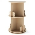 2-Tier Kids Rotating Bookshelf - 360 ° Display for Books/Toys, Bear ...