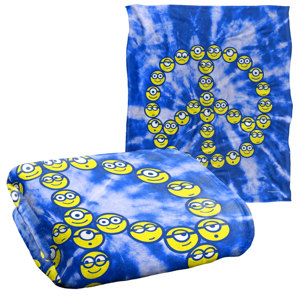 Minions Blanket, 50'x60', Peace Sign Minions Silky Touch Super Soft ...