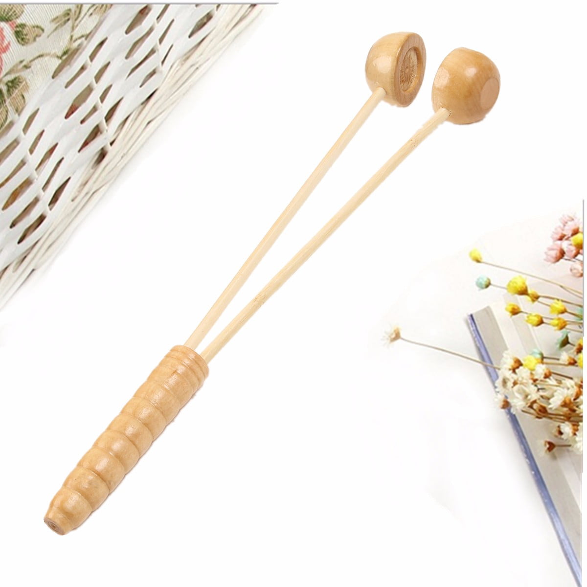 Wooden Beat Health Massager Manual Beating Massage Reflexology Hand ...