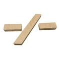 6 Inch Wooden Letter Dash-Slash - Proportionately sized to fit the 2 ...