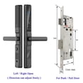 Waterproof Fingerprint RFID Lock For Outdoor Indoor Pull Push Sliding ...