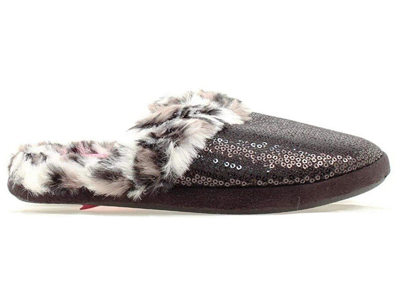 Blazin Roxx - Blazin Roxx 5714601-S Ladies Sequin Fur Slide Slipper ...