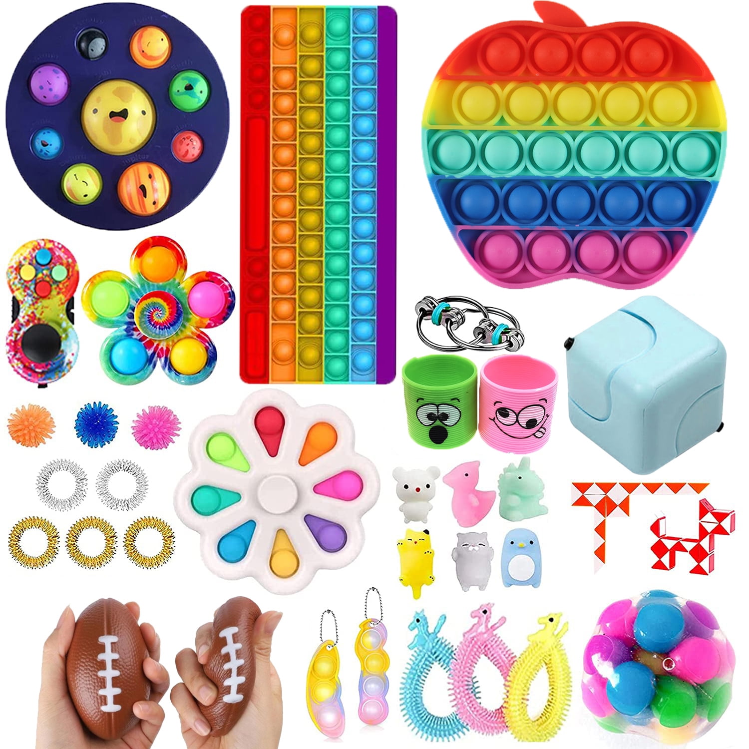 34PCS Cheap Fidget Toy Packs Fidgets for Girls 8-10 - Walmart.com