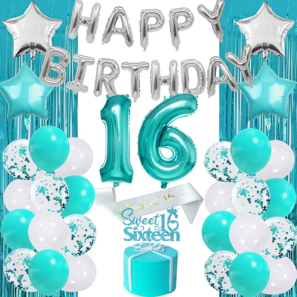 16th Birthday Decorations Supplies for Girls, Happy 16th Birthday ...