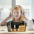 BLNVKOP Emergency Radio Hand Crank, AM/FM/SW/BT Radio,Portable Battery ...
