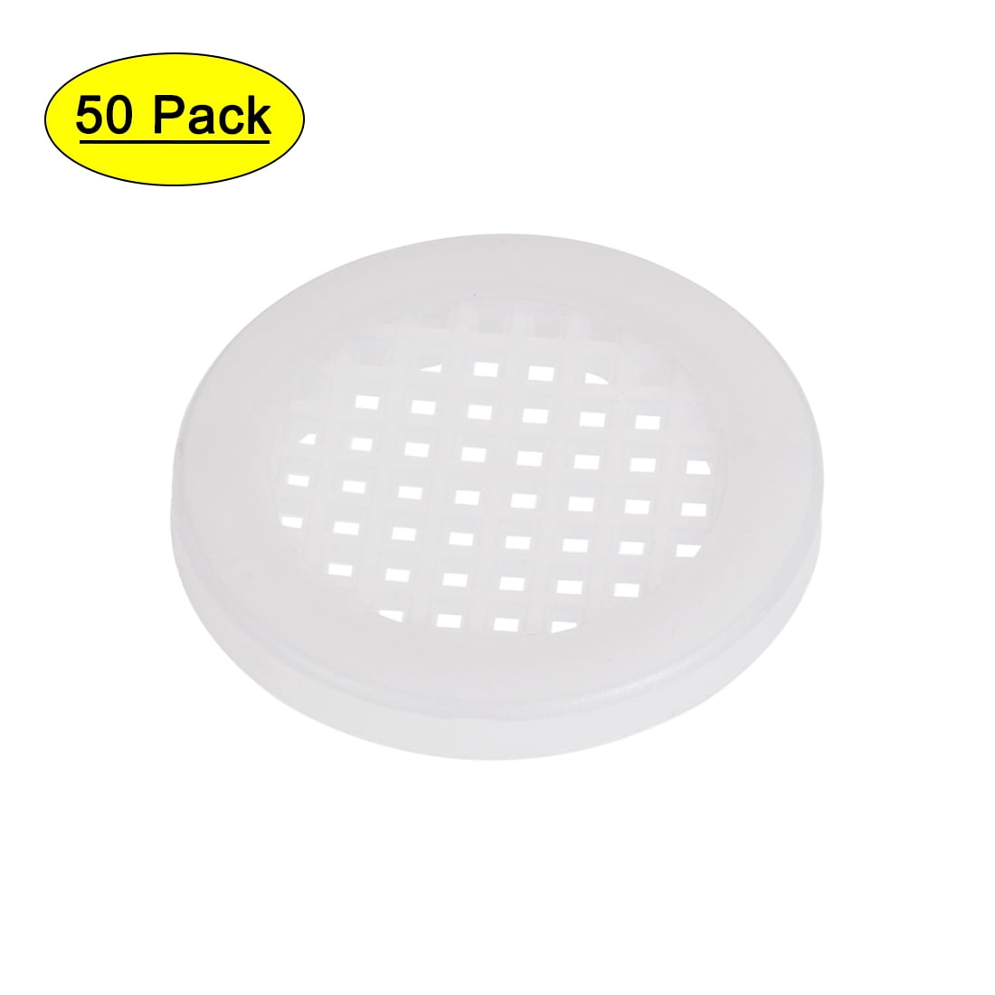 Round Mesh Hole Air Vents Plastic Soffit Vents White Cover 38mm Hole ...