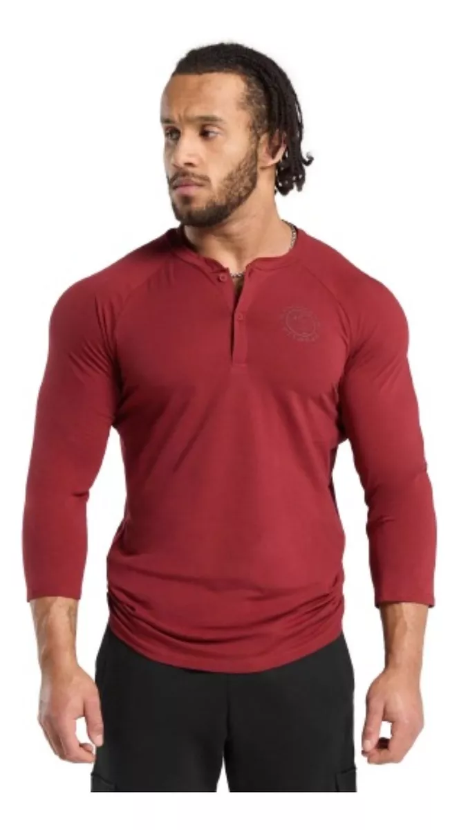 Playera Gymshark | Modelo Legacy Henley| Slim Fit Caballero | Walmart ...