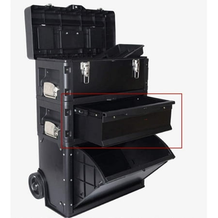 Triple Layer Combination Pull Rod Tool Box Large Capacity Tool Chest ...