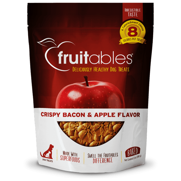 Fruitables Baked Dog Treats – Cripsy Bacon and Apple – Dry Biscuit ...