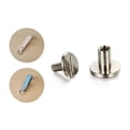 50Sets Metal Chicago Screws Binding Leather Screw Nail Rivet Button ...