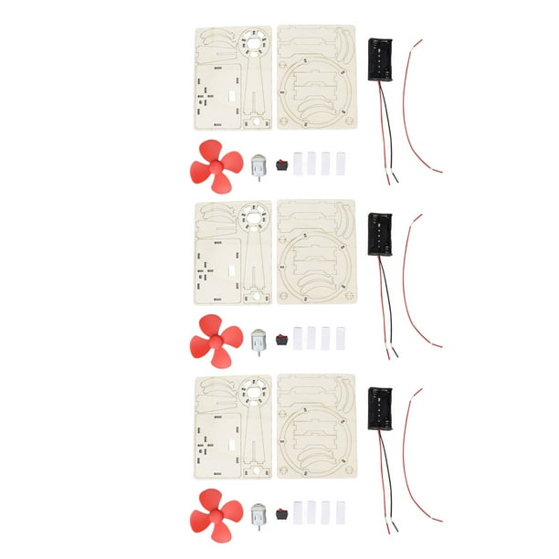 DIY Electric Fan Model Kit,DIY Wooden Electric Fan DIY Wooden Electric ...