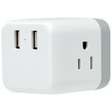 iLive AC Cube with 3-AC and 2-USB Outlets, IAC50W, White - Walmart.com