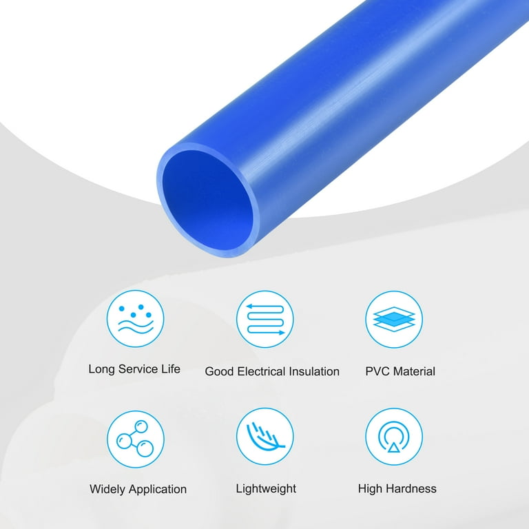 1-1/4 PVC Pipe Sch 40, Furniture Grade Blue, 45% OFF