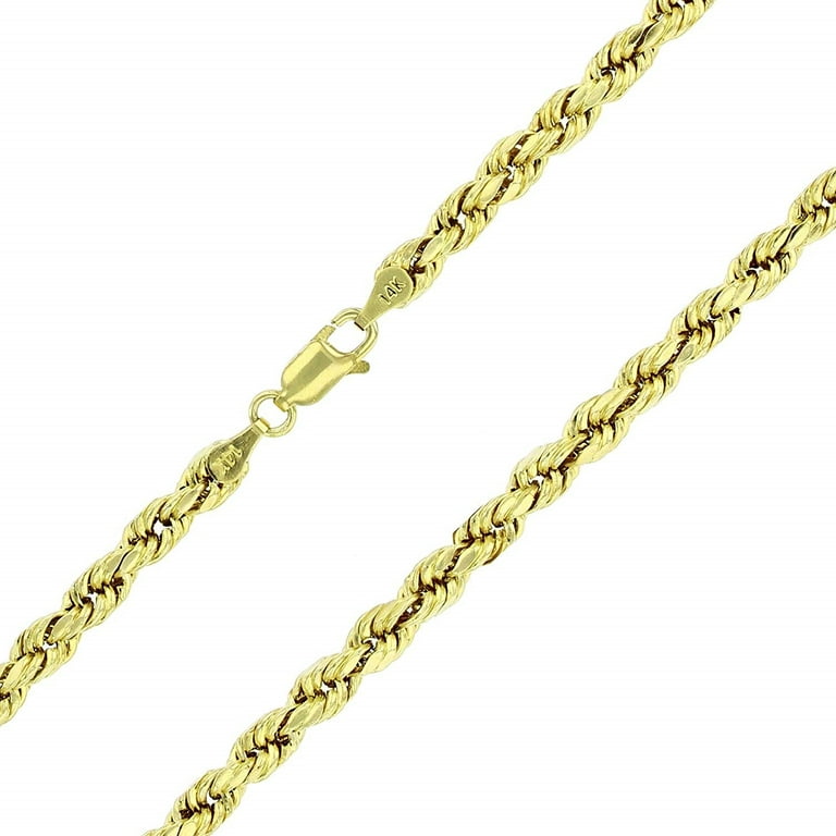 YGI FMC4012Y-24 14k Yellow Gold Hollow DC Rope 030 Chain YGI FMC4012Y-24 14k Yellow Gold Hollow DC Rope 030 Chain