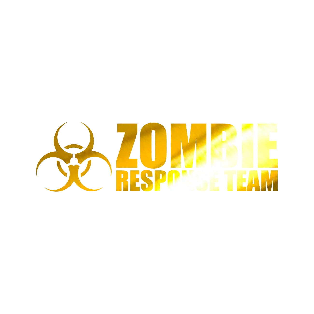 Zombie Response Team Sticker Decal Die Cut - Self Adhesive Vinyl ...