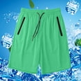 XIAOCHA Zip-Pocket Drawstring Shorts for Men Breathable Athletic ...