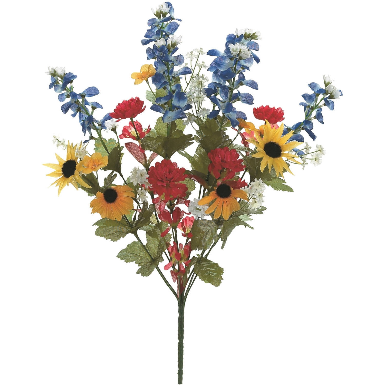 Teters Floral Summer Collection 22" Texas Wildflower Bush, 6 Piece ...