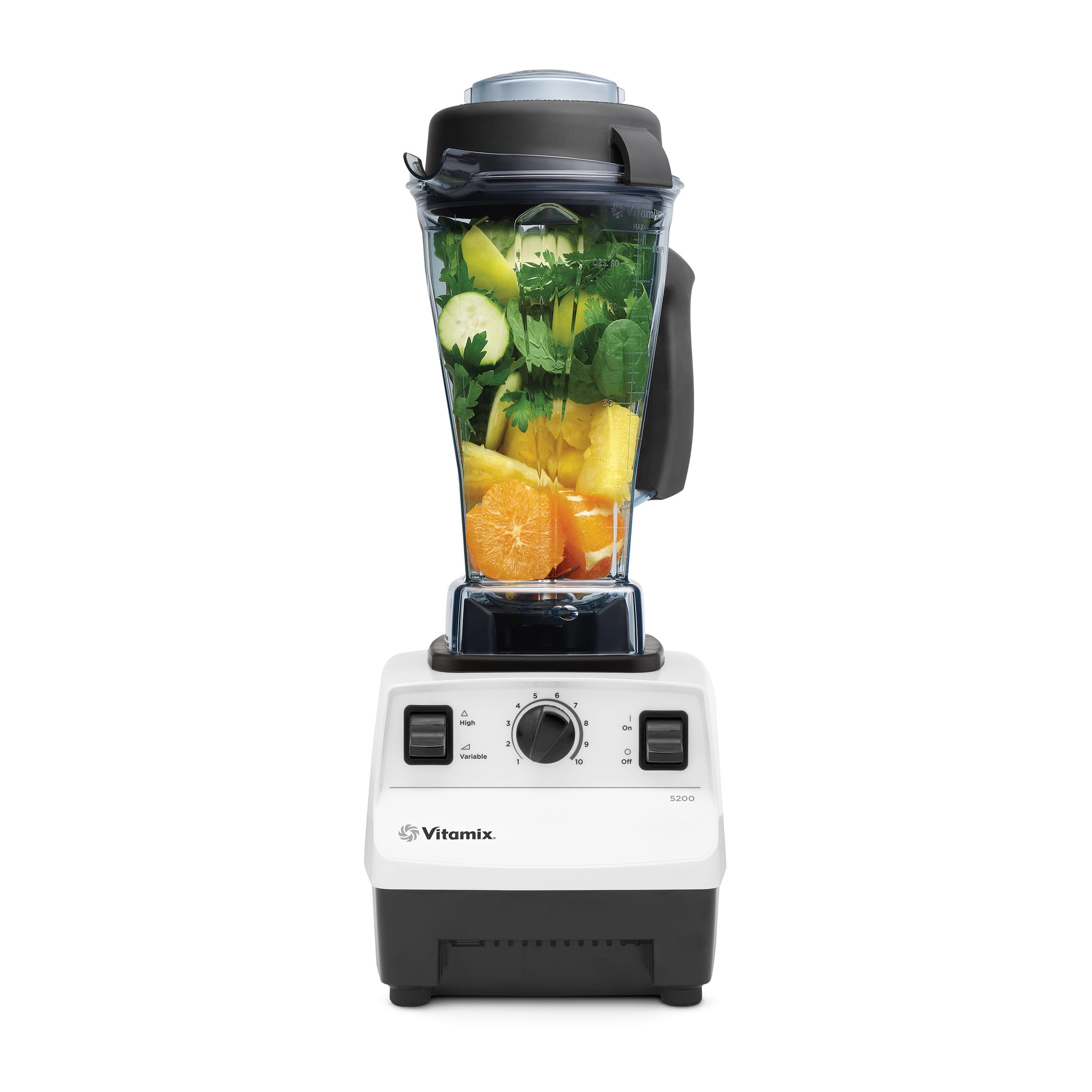 Vitamix, licuadora White 5200, grado profesional, 64 oz. Contenedor, autolimpiante, 64 fl oz ...