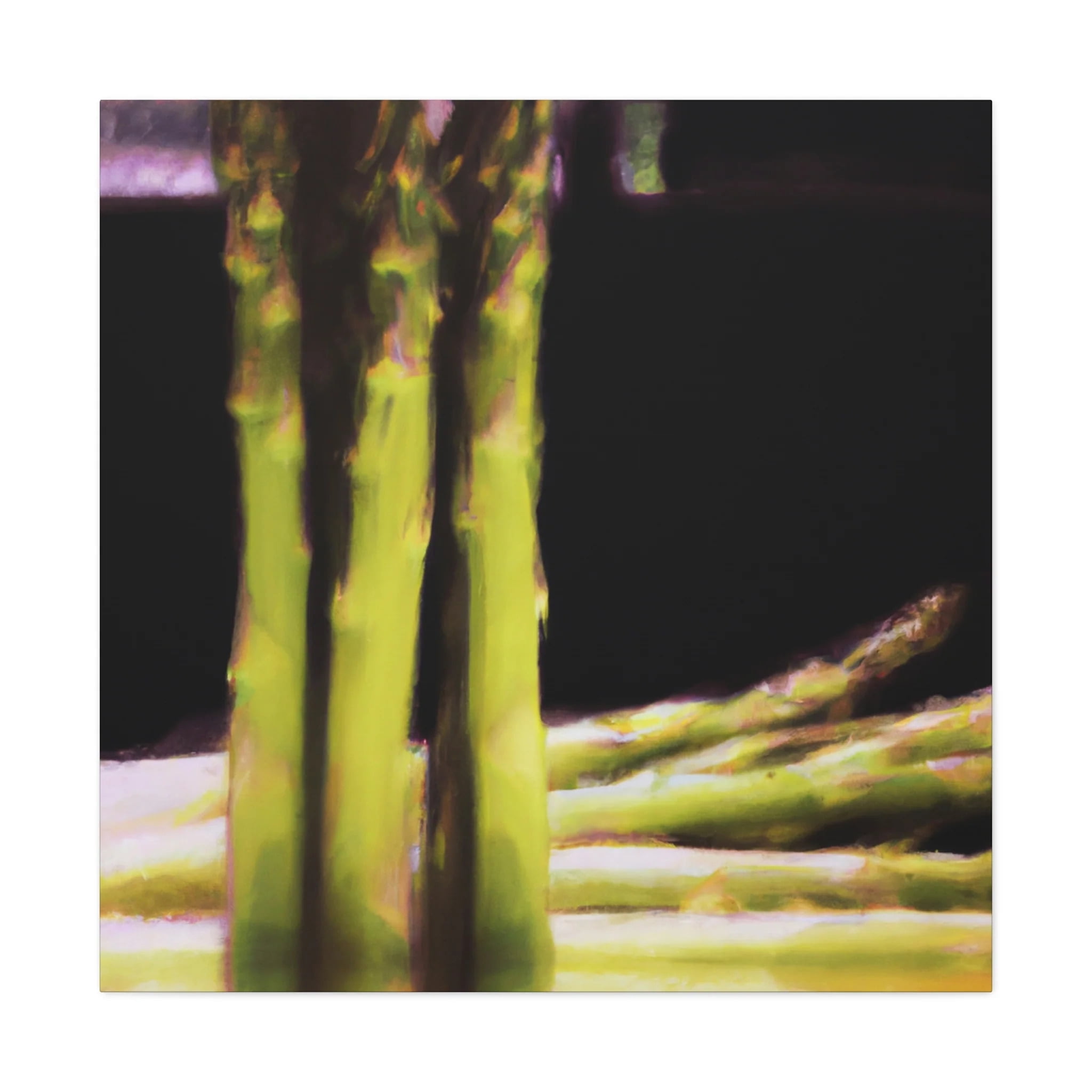 Asparagus Aesthetic Abstract - Canvas - Walmart.com