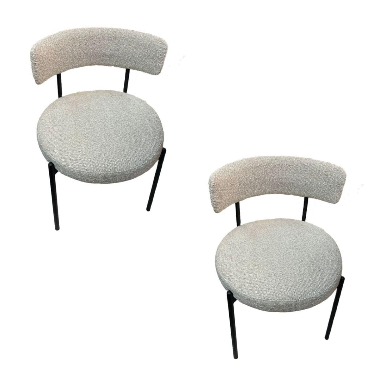 Click here for Plata Import Federica Ii Boucle Chair In White Col... prices