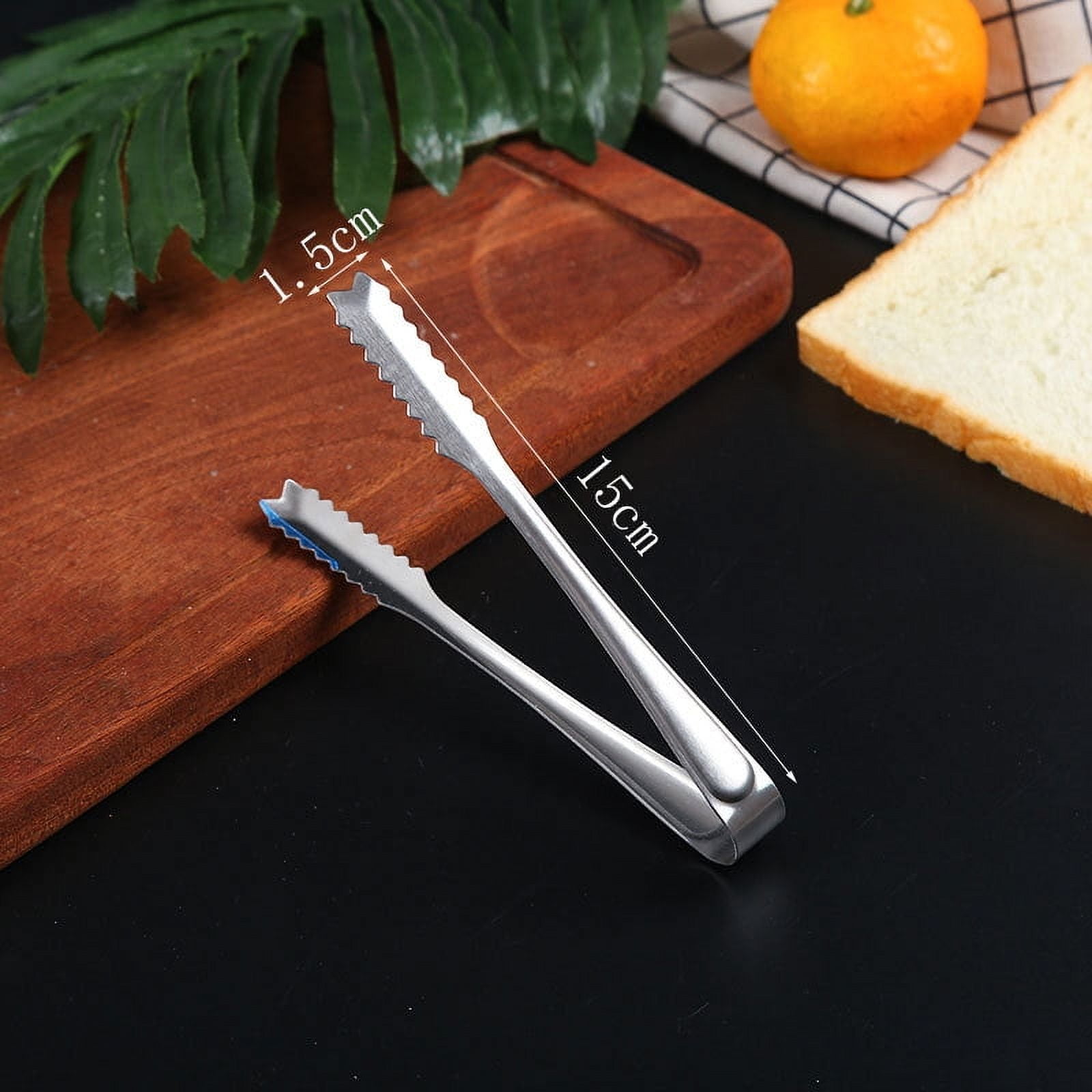 Pinza de acero inoxidable para alimentos, pinza para pan, pinza para ...