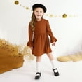 Younger Tree Baby Girl Fall Winter Dress Long Sleeve Turtleneck Vintage Knit Sweater Dress ...
